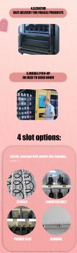 Automatic Beauty Cosmetics Vending Machines LED Lighting Custom Stickers Display Window