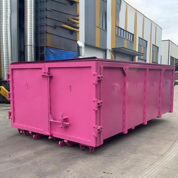 Quality CE Certified Hook Lift Bin 8 - 30m3 Capacity Roll Off Dumpster Waste Management for sale