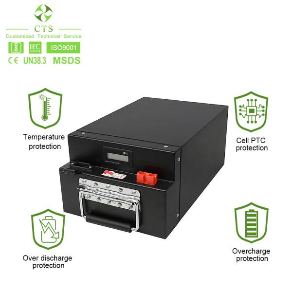 Quality CTS OEM 60V 72V 40Ah 50Ah 60Ah Lifepo4 Lithium Ion Battery Pack For Electric for sale