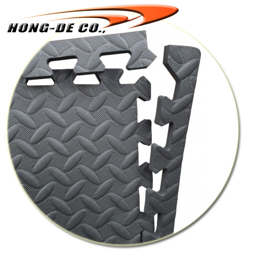 Quality Anti Slip 85kg/Cbm 6pk Interlocking Foam Mat 12pcs Borders for sale