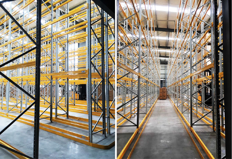 VNA Rack Or Very Narrow Aisle Rack High Density Warehouse Storage Racking