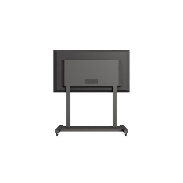Quality Heavy Duty Height Adjustable Steel TV Trolley Stand Vesa 600 X 900Mm for sale