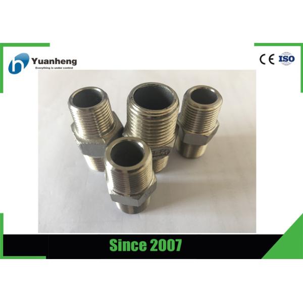 Quality CF8M Stainless steel 150LB BSP Male Threaded Nipple Fittings for sale
