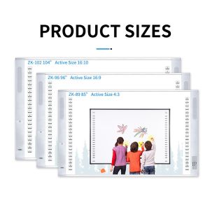 Quality All In One Smart Interactive Whiteboard Multi Point Ultra Slim Frame For for sale