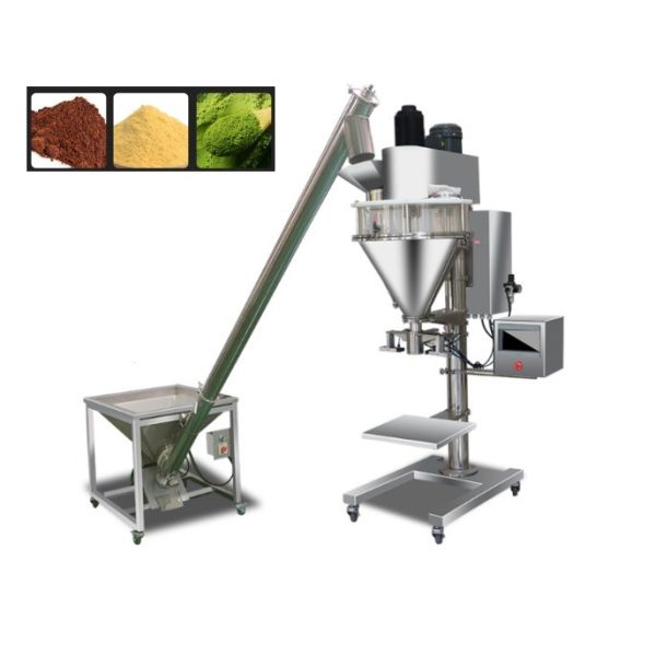 Quality 710*810*1900mm Semi-Automatic Milk Spice Powder Filling Machine for 1-15kg Commodity for sale