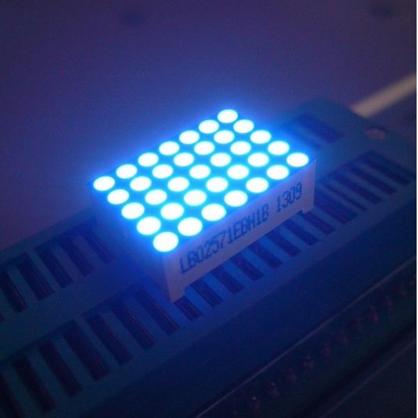 Quality Ultra Bright Red 2.0mm 5x7 Dot Matrix Display High brightness for sale