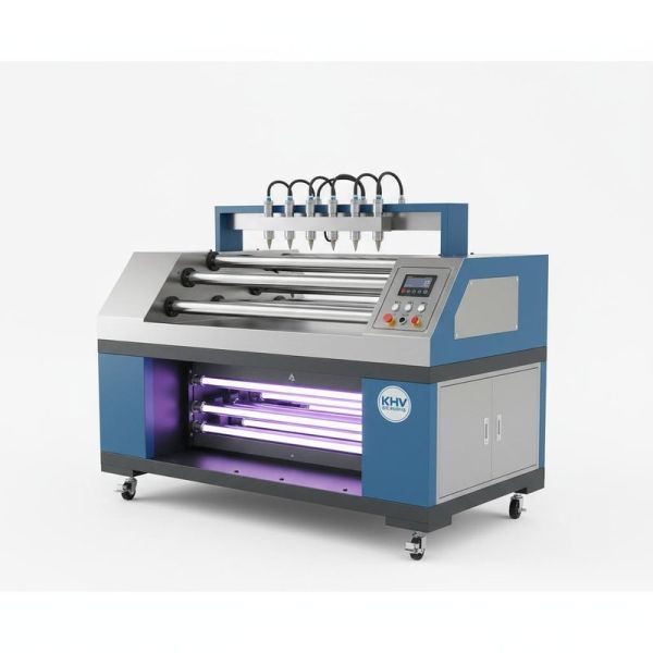 Quality UV Roller Spray Coating Machine For PVC Panel Flat Wood 620Mm KHV Bearing for sale