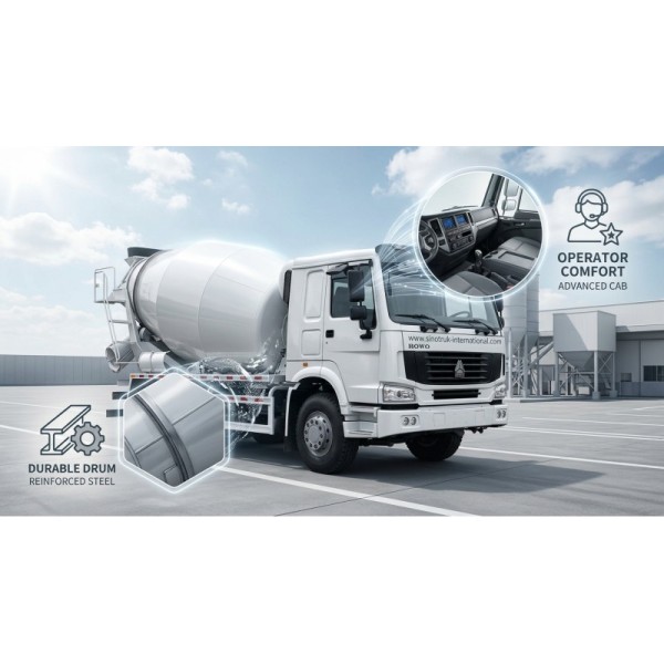 Quality Concrete Mixer Truck SINOTRUK HOWO 12CBM Euro2 336HP 6X4 LHD ZZ1257N4048W for sale