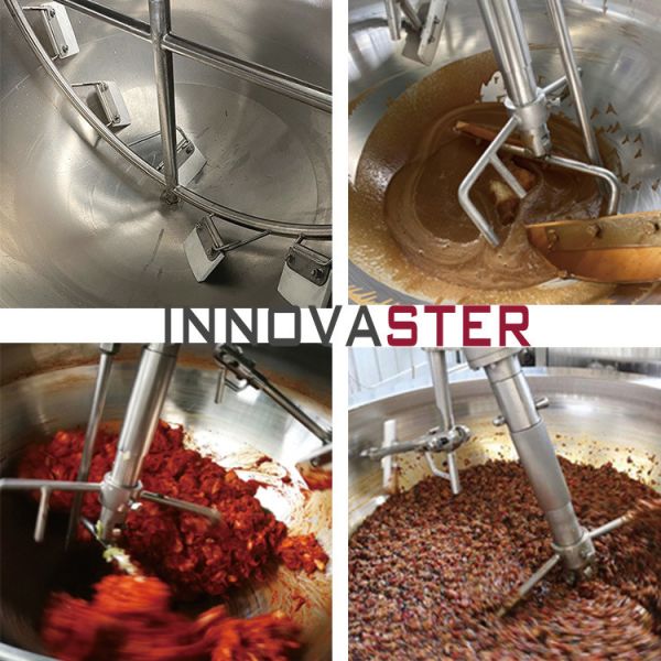 Quality Automatic Tilting Planetary Food Processing Machine with Stirrer and Heating for sale