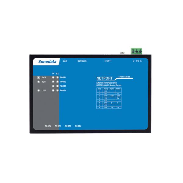 Quality IP30 Waterproof Ethernet Device Server Low Power Consumption CE Certificated for sale