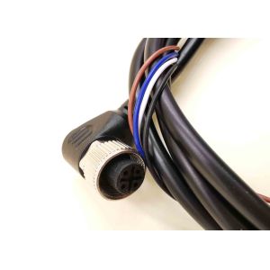 Quality Connector Cable With Grommet Waterproof Brass PA66 Copper Alloy IP68 M12 4 Pin for sale
