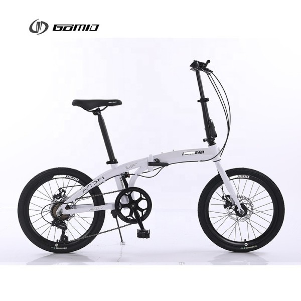 Quality GOMID Folding Bicycle with SHIMANO TX30-7 Speed Shift Lever and 20 Inch Foldable Design Bicicletas Gear Cycle for sale