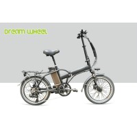 Quality Aluminum 20 Inch Electric Folding Bike Disc Brake TX55 Derailleur System for sale