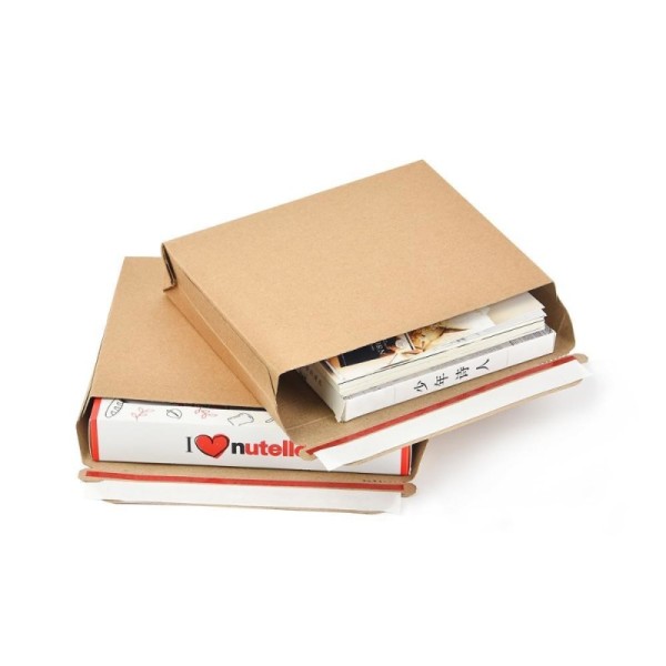 Quality Accepted Printing Brown Kraft Board Rigid Mailer for Customized Branded for sale