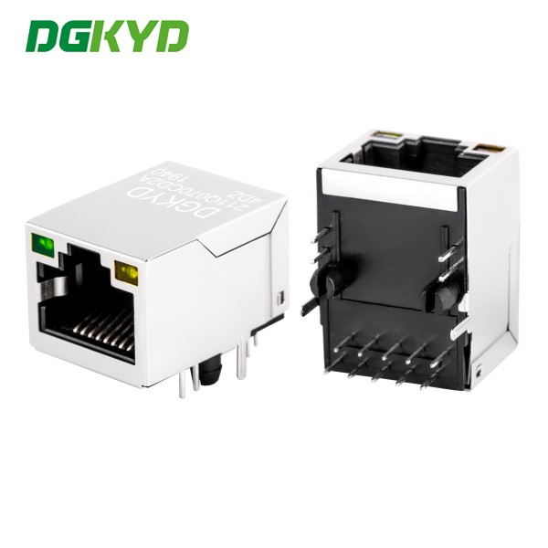 Quality Industrial Gigabit RJ45 Connector with Gold Plating for Ethernet Port Network Interface for sale
