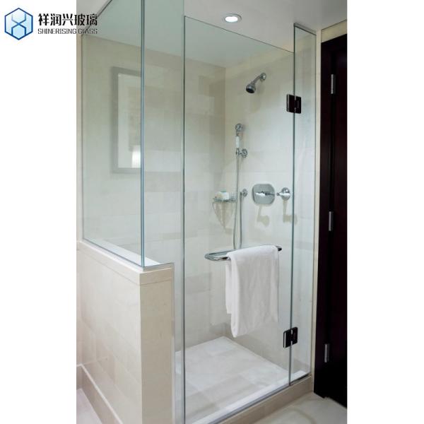 Quality Bathroom 6mm Tempered Small Shower Screen Silver Pivot Shower Door for for sale
