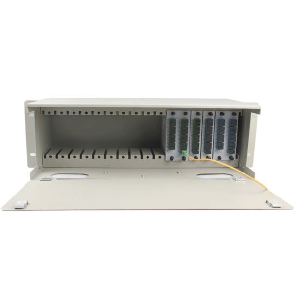 Quality 19 inch Frame Empty FTTH LGX Chasis for Module Splitter for sale