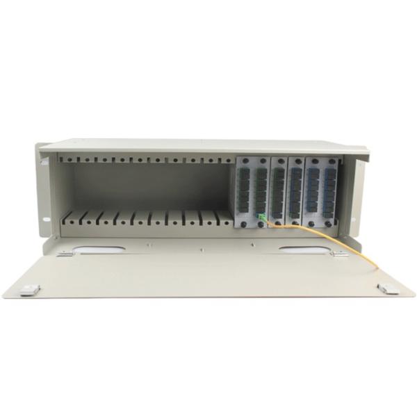 Quality Telecom Communication 19" Fiber Optical Rack Mount Splitter Cabinet LGX Type for sale