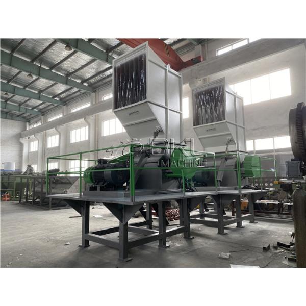 Quality Milk HDPE Bottle Pet Plastic Crusher Machine 800kg H for sale