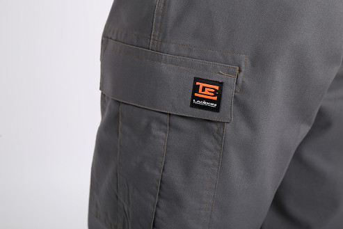 Quality Flap Suit Anti Static Fabric Gray Jacket Work Clothes for sale