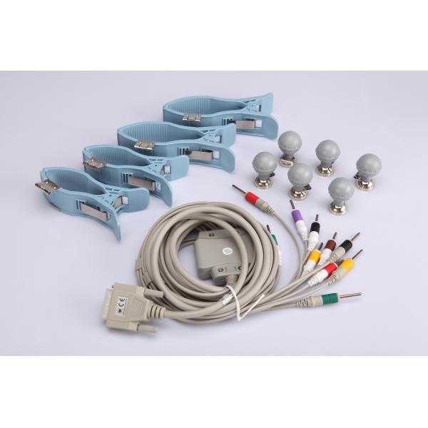 Quality 4.3 Inch 12 Lead ECG Monitor Hospital Rechargeable Li Battery Powered for sale