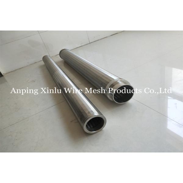 Quality 304L/316L Full Welding Wedge Wire Screen pipe for Harsh Environments for sale
