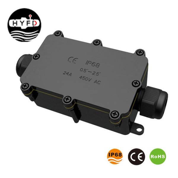 Quality 2 Way 500V 20A Underground Waterproof Electrical Junction Box for sale