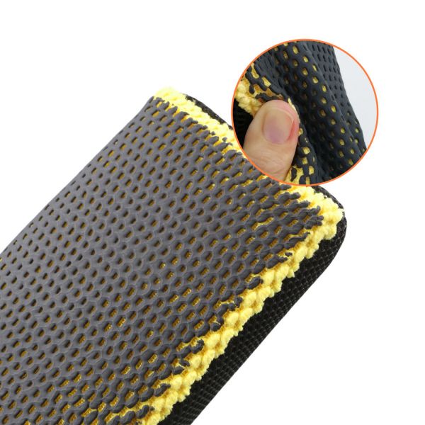 Quality Square Yellow Clay Block For Auto Detailing Remove Contaminants Without Lub for sale