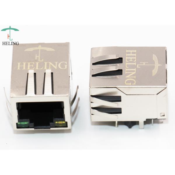 Quality 1000Mb RJ45 Ethernet Adapter Gigabit Standard Latch Down With EMI GRN / YEL LED for sale