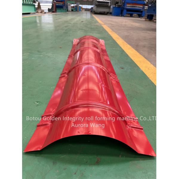 Quality Good Quality Roof Flashing Roll Forming Machine Ridges Making Cover Metal for sale