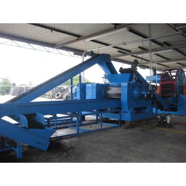 Quality 415V Rubber Shredding Machine Rubber Powder Production Line LP-1400 for sale