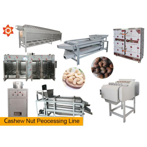 Quality 150 - 200kg/H Nut Processing Machine 220 / 380v Voltage 12 Months Warranty for sale
