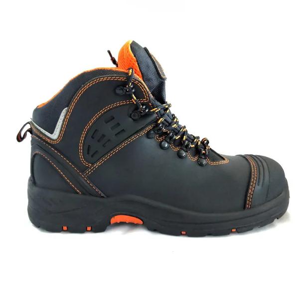 Quality Nubuck Leather S3 Safety Footwear For Men Waterproof Ankle Boots for sale