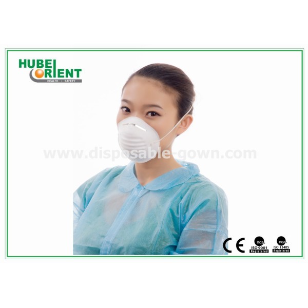 Quality White / Blue PP disposable Dust Mask Single Headband , Eco friendly for sale