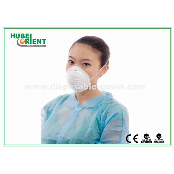 Quality White / Blue PP disposable Dust Mask Single Headband , Eco friendly for sale