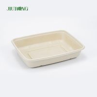 Quality Disposable Sugarcane Food Container Biodegradable Greaseproof Paper OEM ODM for sale