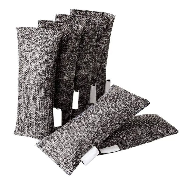 Quality 75g Bamboo Charcoal Air Purifying Bags Customized Shoe Deodorizer for Odor Absorption for sale