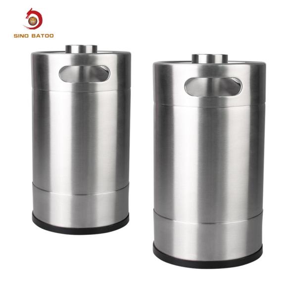 Quality High Reusable 5 Litre Mini Beer Kegs , SS304 5 Liter Mini Keg Home Brew for sale