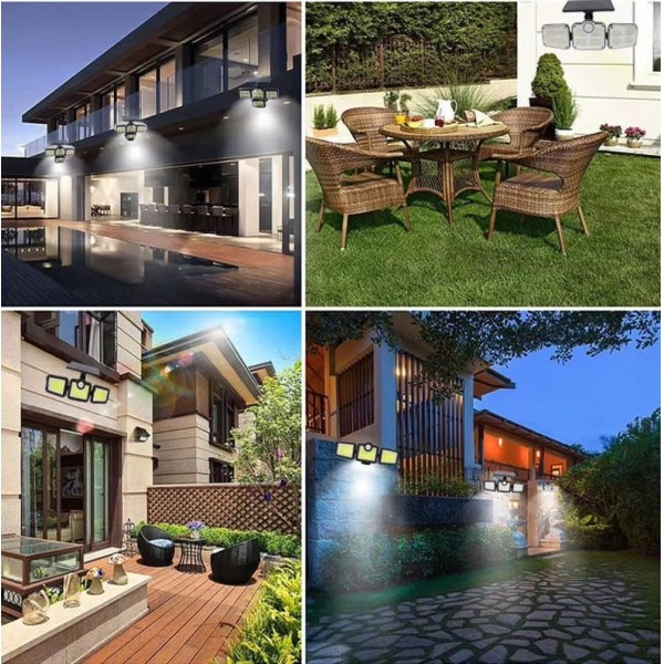 Quality Energy Efficient Wall Mounted Solar Led Lights Remote Control for sale