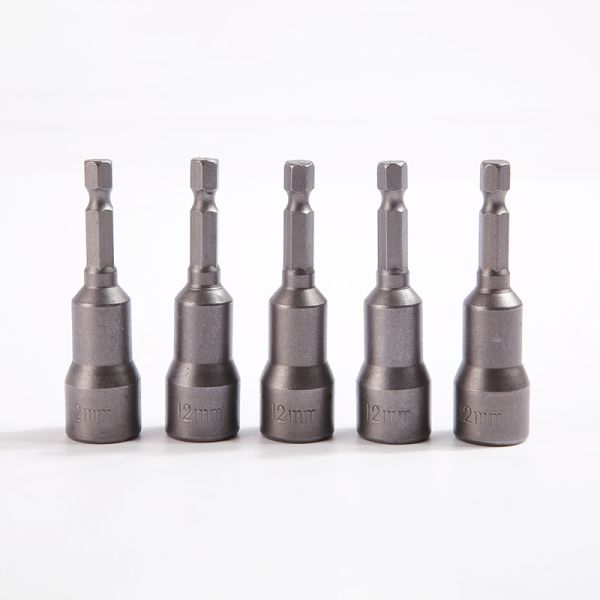 Quality Strong Magnetic 5pcs 12mm 65mm Quick Change Hex Shank Industrial Class Nut for sale