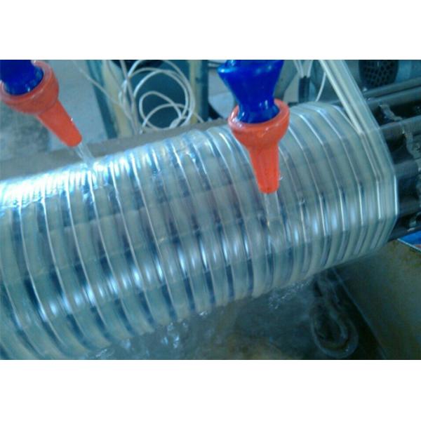 Quality 380V 10T Flexible Spiral Hose Plastic Pipe Making Machine for sale