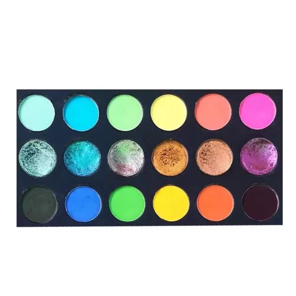 Quality 18 Colors Eye Makeup Eyeshadow Waterproof Hot Duochrome Eyeshadow Palette for sale
