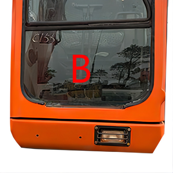 Quality DX220LC-7 Excavator Glass Replacement DOOSAN Front Windscreen Replacement for sale