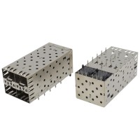 Quality 2 x 2 Ports SFP Receptacle With Cage Connector For Network Interface Cards for sale