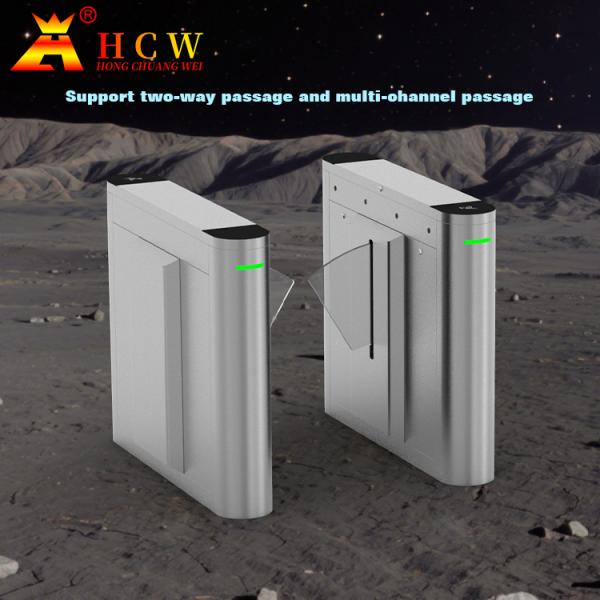 Quality Heavy-Duty 304 Stainless Steel Cabinet Wing Gate, Supporting Card Swiping & QR for sale