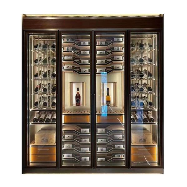 Quality 304 Stainless Wine Cooler With Temperature And Humidity Control for sale