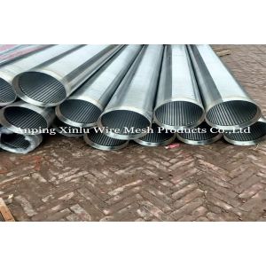 Quality Thread Male And Female Wedge Wire Screen Pipe 304/316 Stainless Steel V Wire for sale