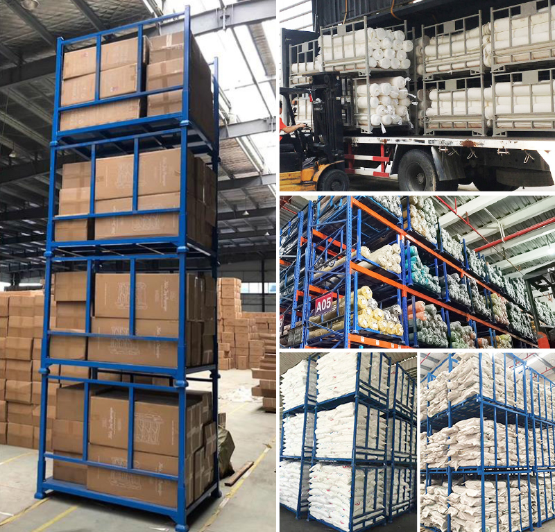 Folding Pallet Stacking Rack