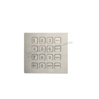 Quality IP67 Rated Backlight Industrial Metal Keypad With 0.45mm Short Stroke  for sale