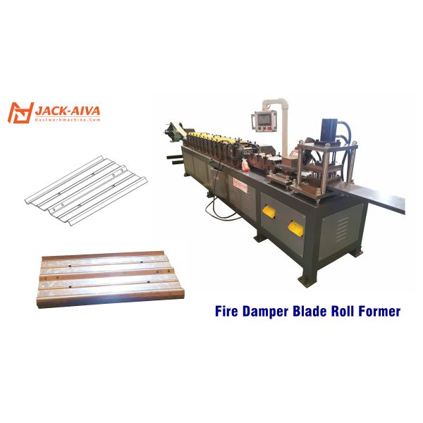 Quality HVAC VCD Damper Frame & Aerofoil Blade Roll Forming Machine | Fire Damper for sale